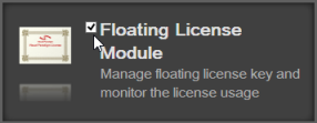 Select floating license module - Visual Paradigm Know-how