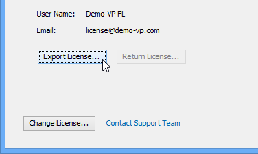 Export floating license from server - Visual Paradigm Know-how