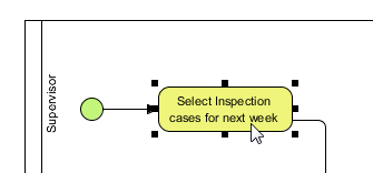 No resource icon when selecting a shape. - Visual Paradigm Know-how
