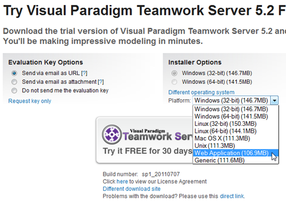 Download VP Server from main website - Visual Paradigm Know-how