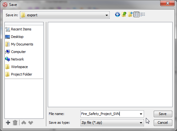 Save export file(s) - Visual Paradigm Know-how