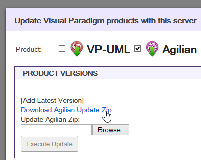 Download update package. - Visual Paradigm Know-how