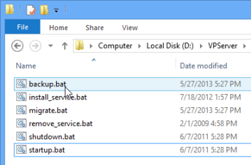 Execute the backup script - Visual Paradigm Know-how