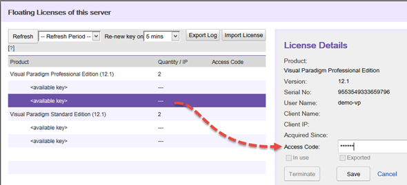 Use Access Code to Protect your Floating License from Unauthorized Access - Visual Paradigm Know-how