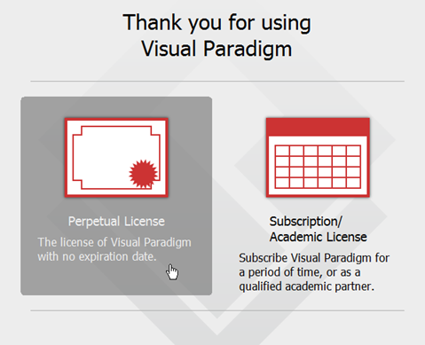 Select Perpetual License - Visual Paradigm Know-how