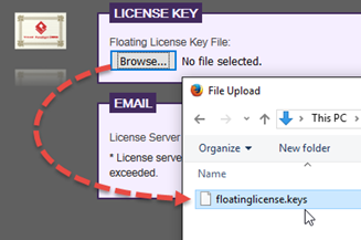 Import floating license key - Visual Paradigm Know-how