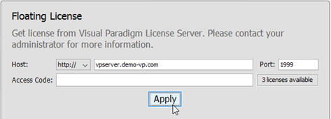 Setting up Floating License and License server - Visual Paradigm Know-how