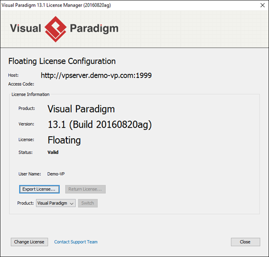 Setting up Floating License and License server - Visual Paradigm Know-how