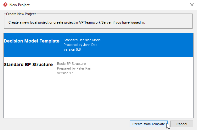 08_select_template - Visual Paradigm Know-how